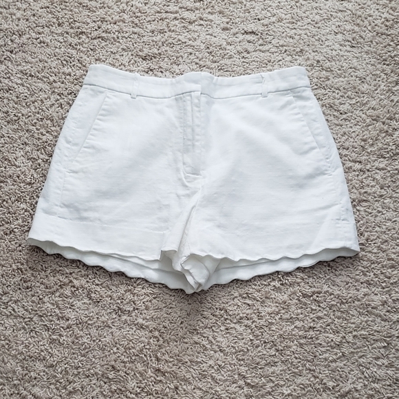 J. Crew | Shorts | High Waist White Shorts | Poshmark